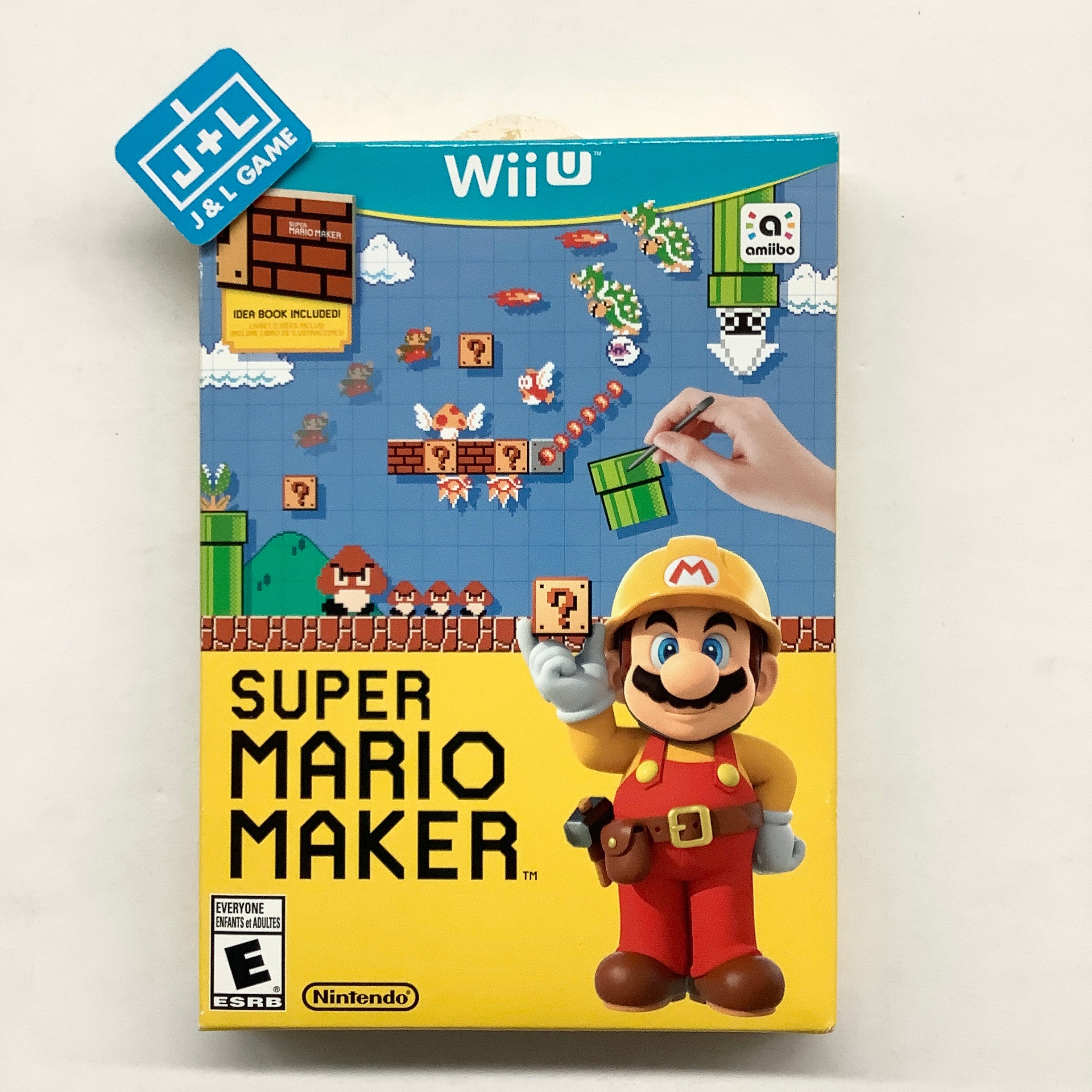 Super Mario Maker (with Idea Book) - Nintendo Wii U [Pre-Owned] | J&L Game