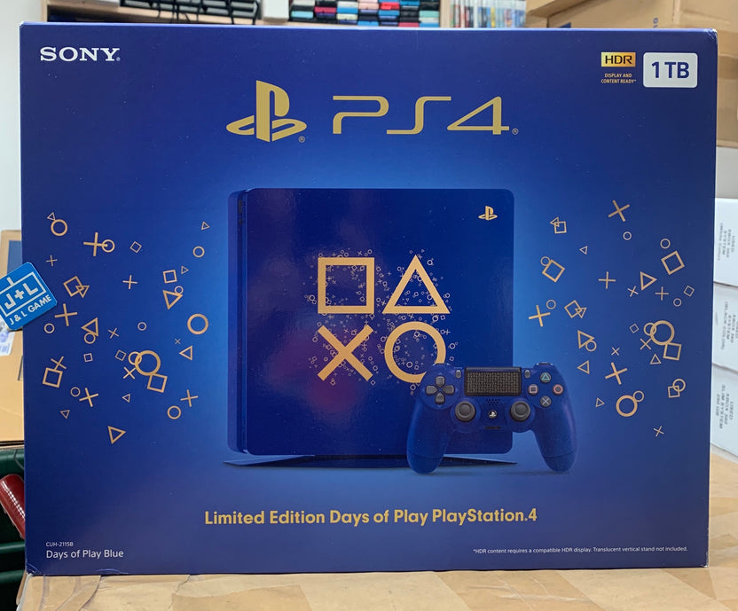 SONY PlayStation 4 Slim 1TB Limited Edition Console (Days of Play Bund ...