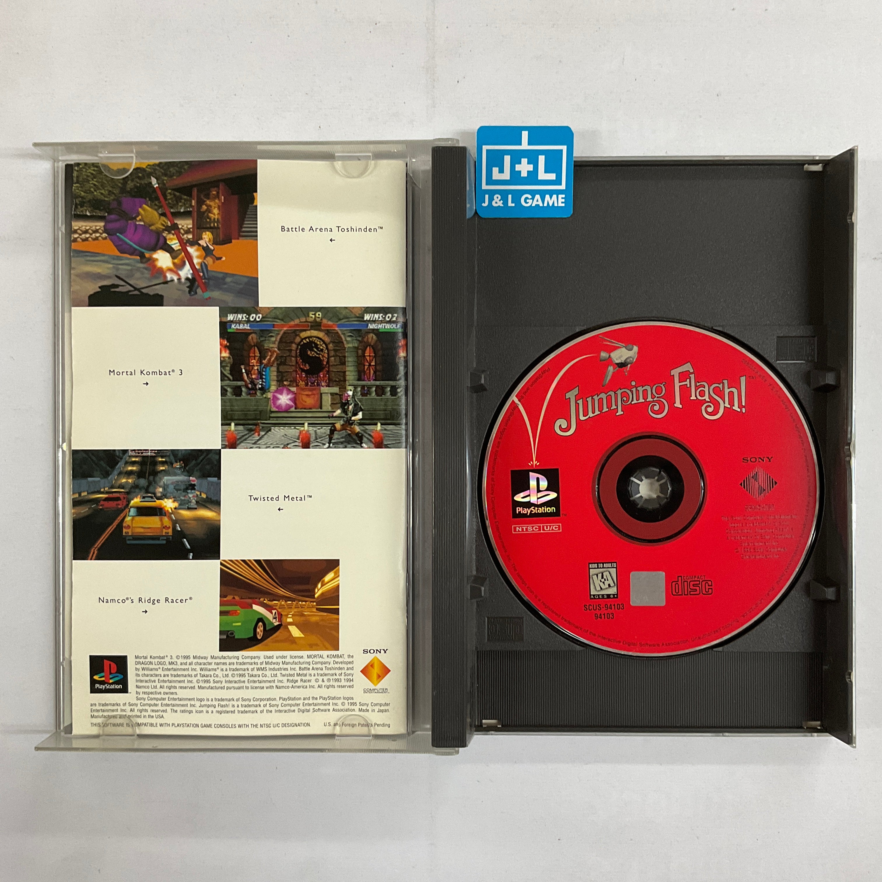 Jumping Flash! - (PS1) Playstation 1 [Pre-Owned] | J&L Game