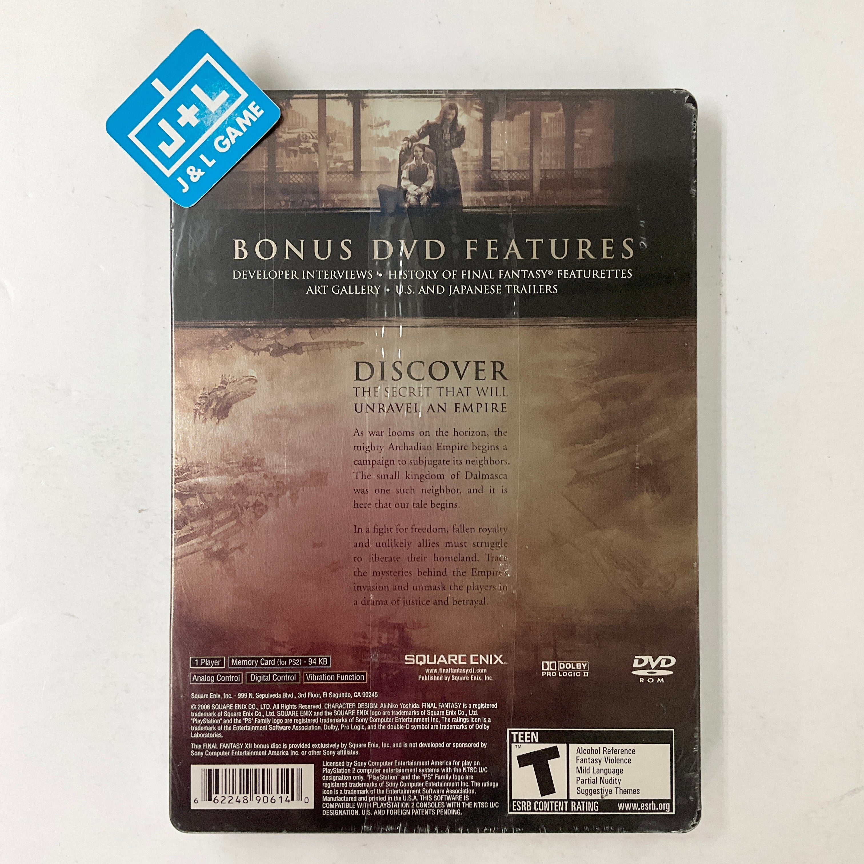 Final Fantasy XII (Collector's Edition) - (PS2) PlayStation 2 | J&L Game