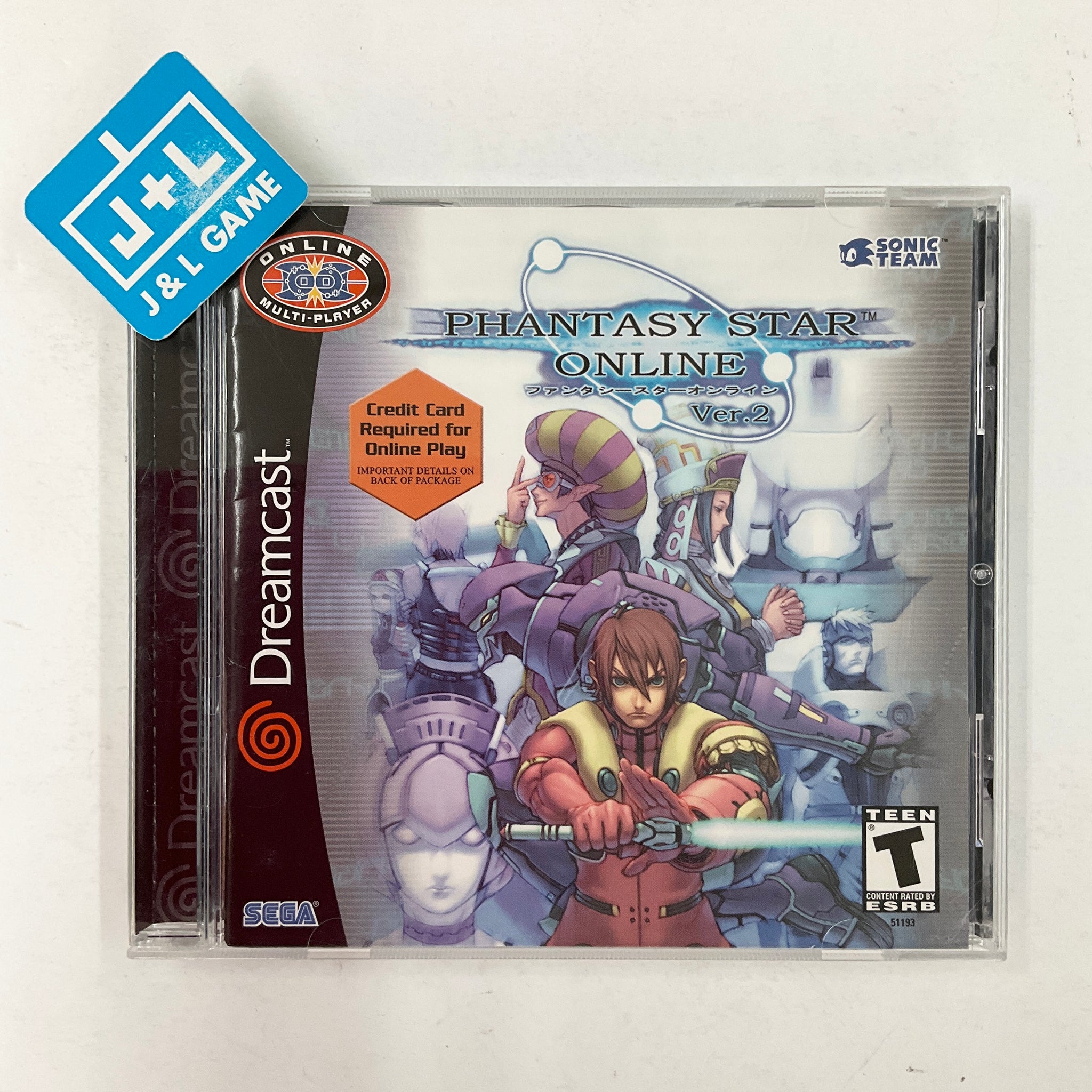 Phantasy Star Online Ver. 2 - (DC) SEGA Dreamcast [Pre-Owned] – J&L ...