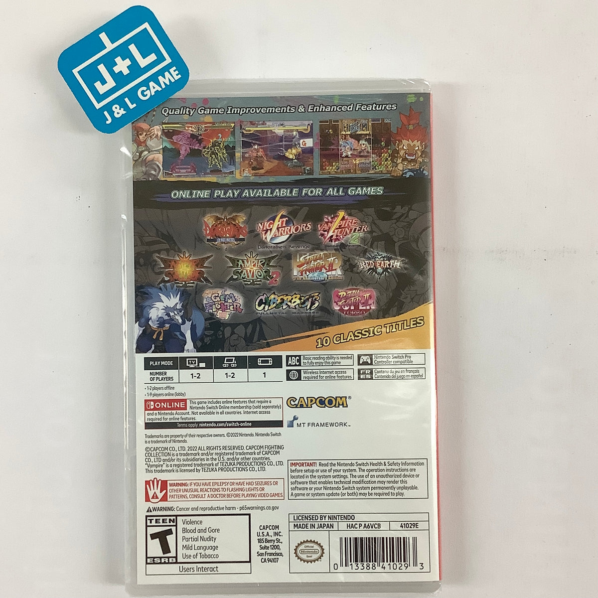 Capcom Fighting Collection - (NSW) Nintendo Switch | J&L Game