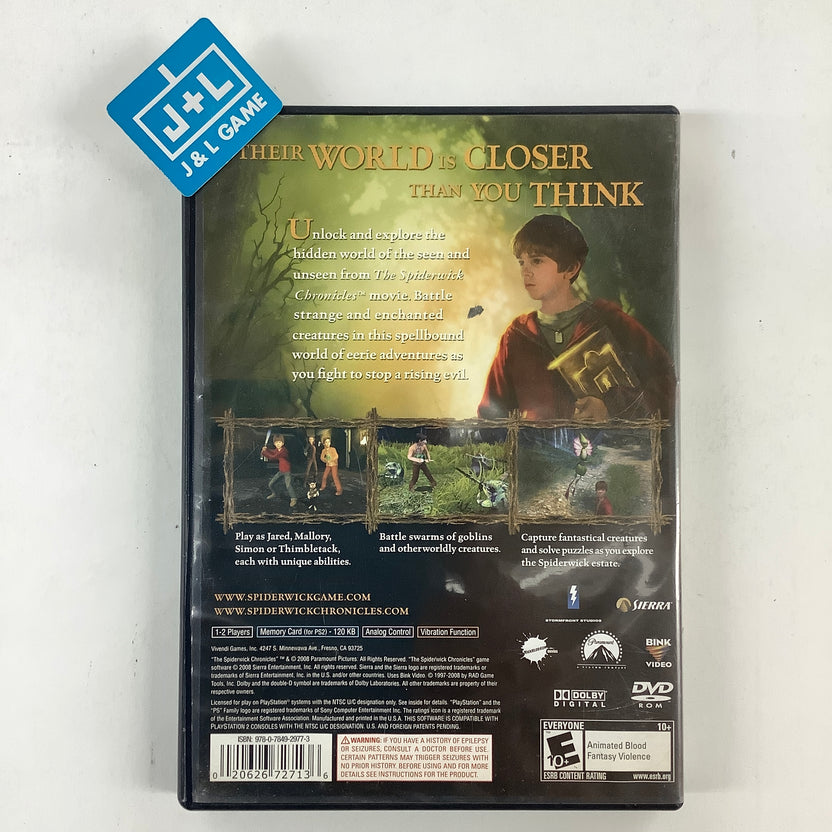 The Spiderwick Chronicles - (PS2) PlayStation 2 [Pre-Owned] | J&L Game