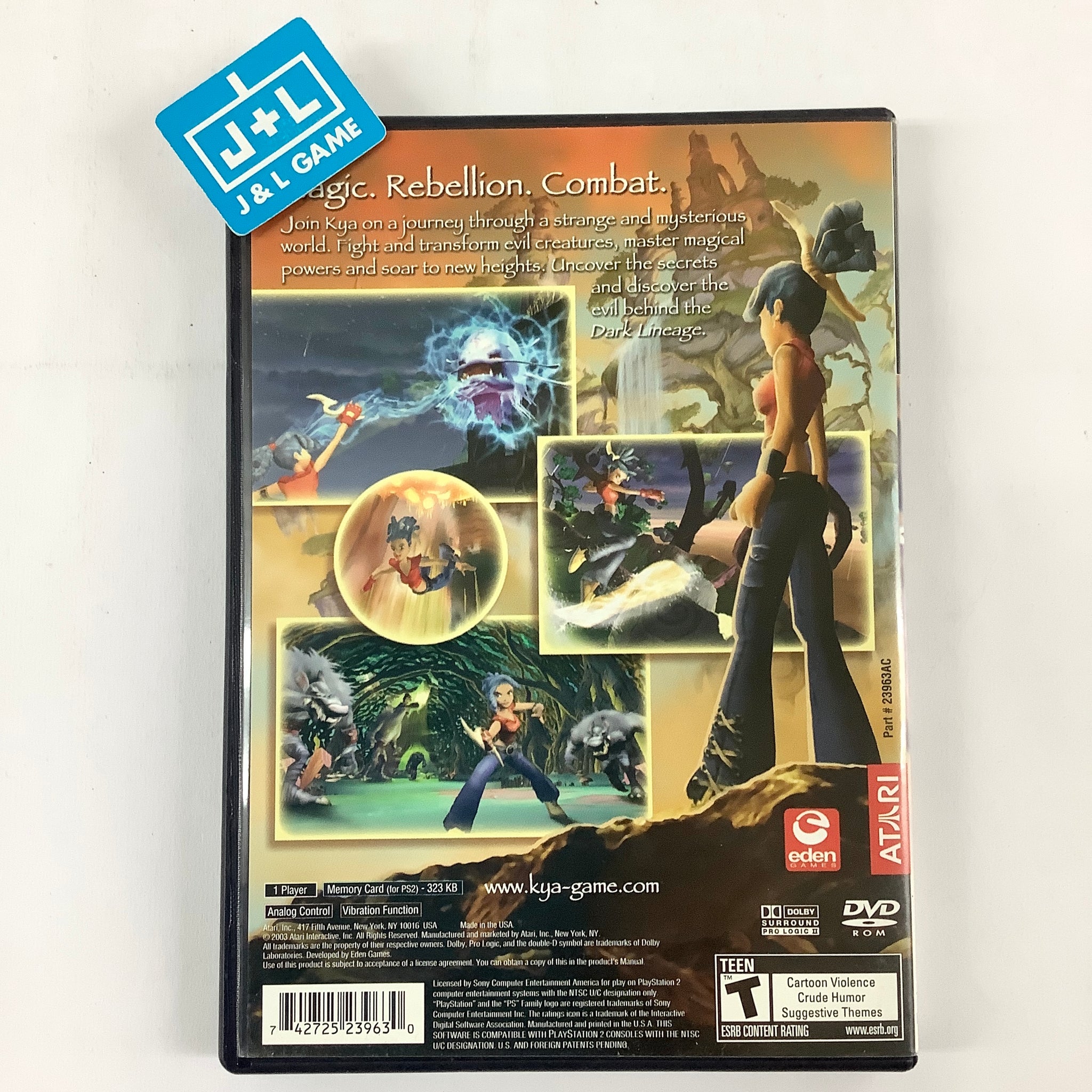 Kya: Dark Lineage - (PS2) PlayStation 2 [Pre-Owned] – J&L Video Games ...