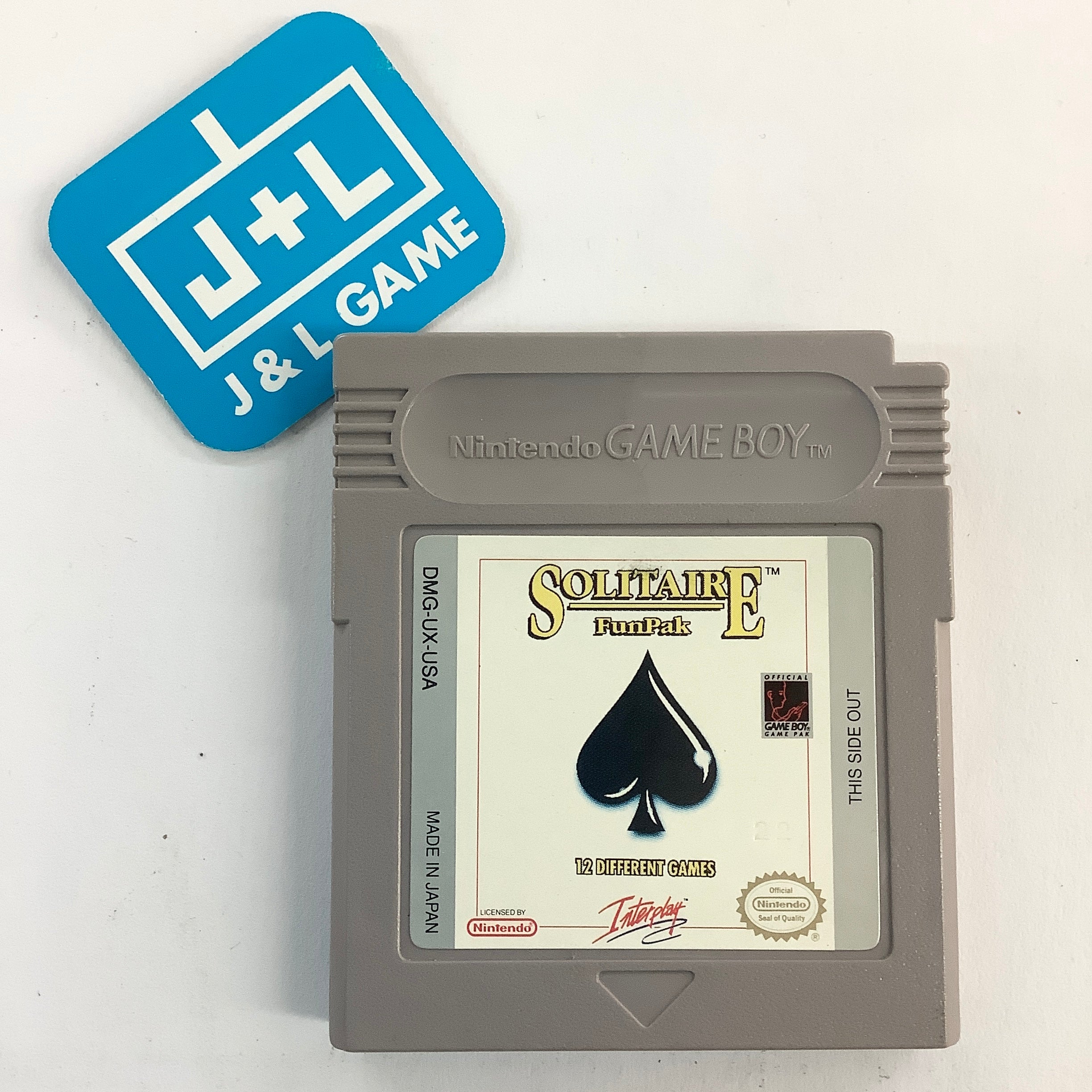 Solitaire FunPak - (GB) Game Boy [Pre-Owned] | J&L Game