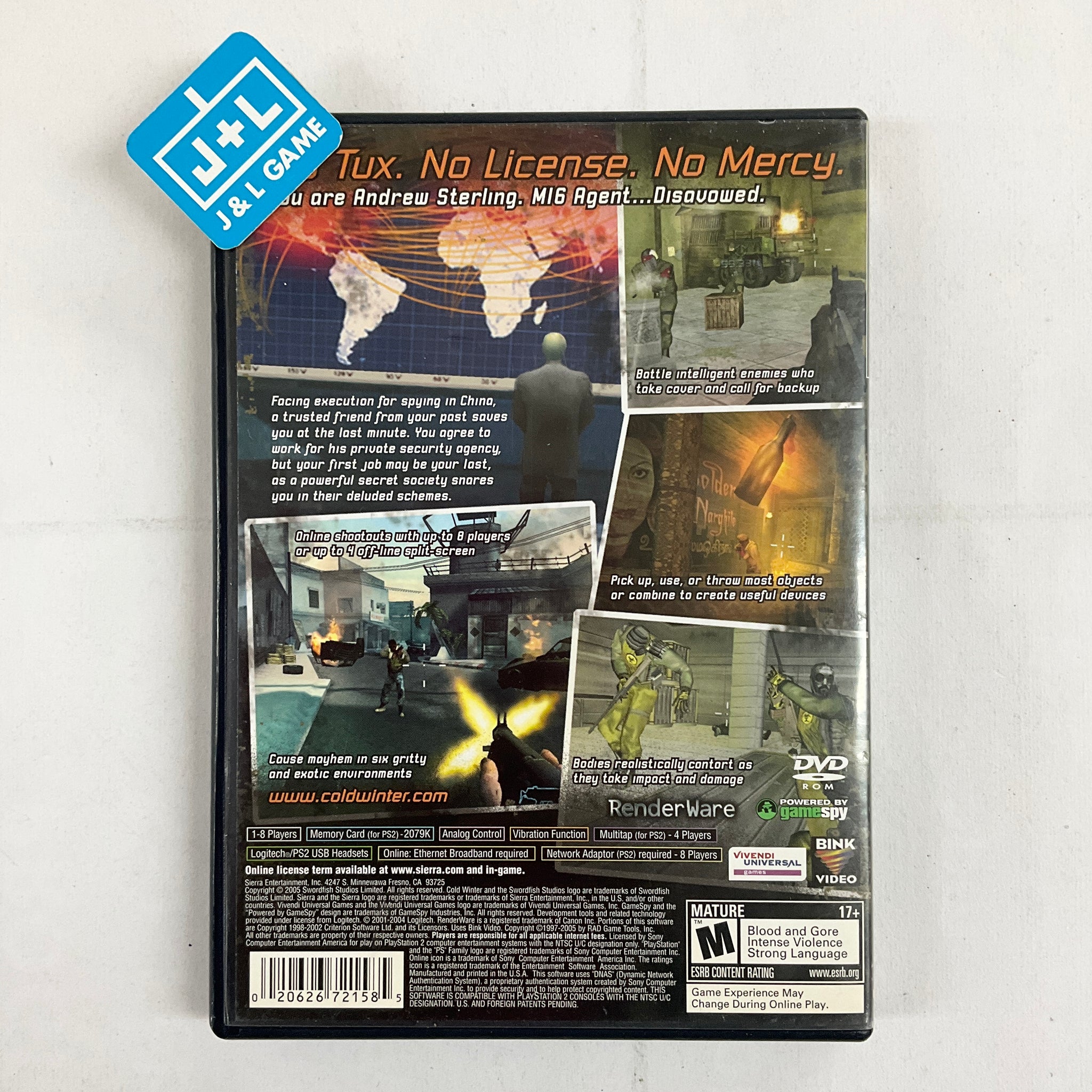 Cold Winter - (PS2) PlayStation 2 [Pre-Owned] – J&L Game