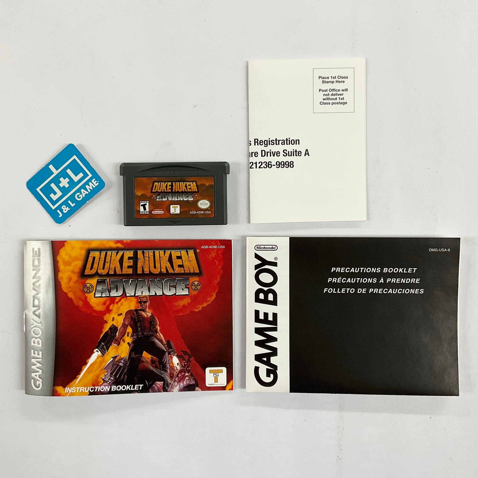 Duke Nukem Advance - (GBA) Game Boy Advance [Pre-Owned] | J&L Game