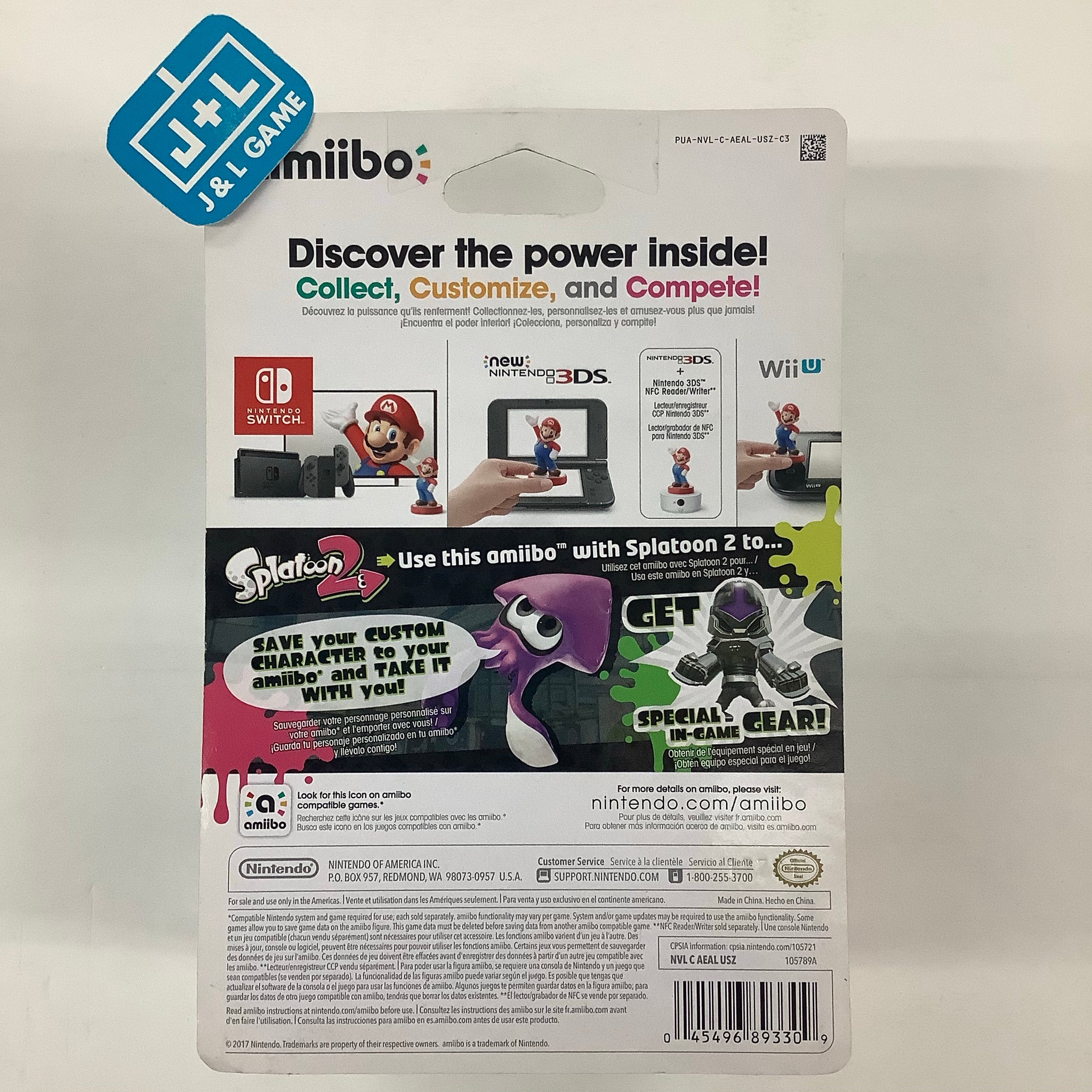 Inkling Squid (Neon Purple) (Splatoon series) - Nintendo Switch Amiibo – J&L Video Games New ...