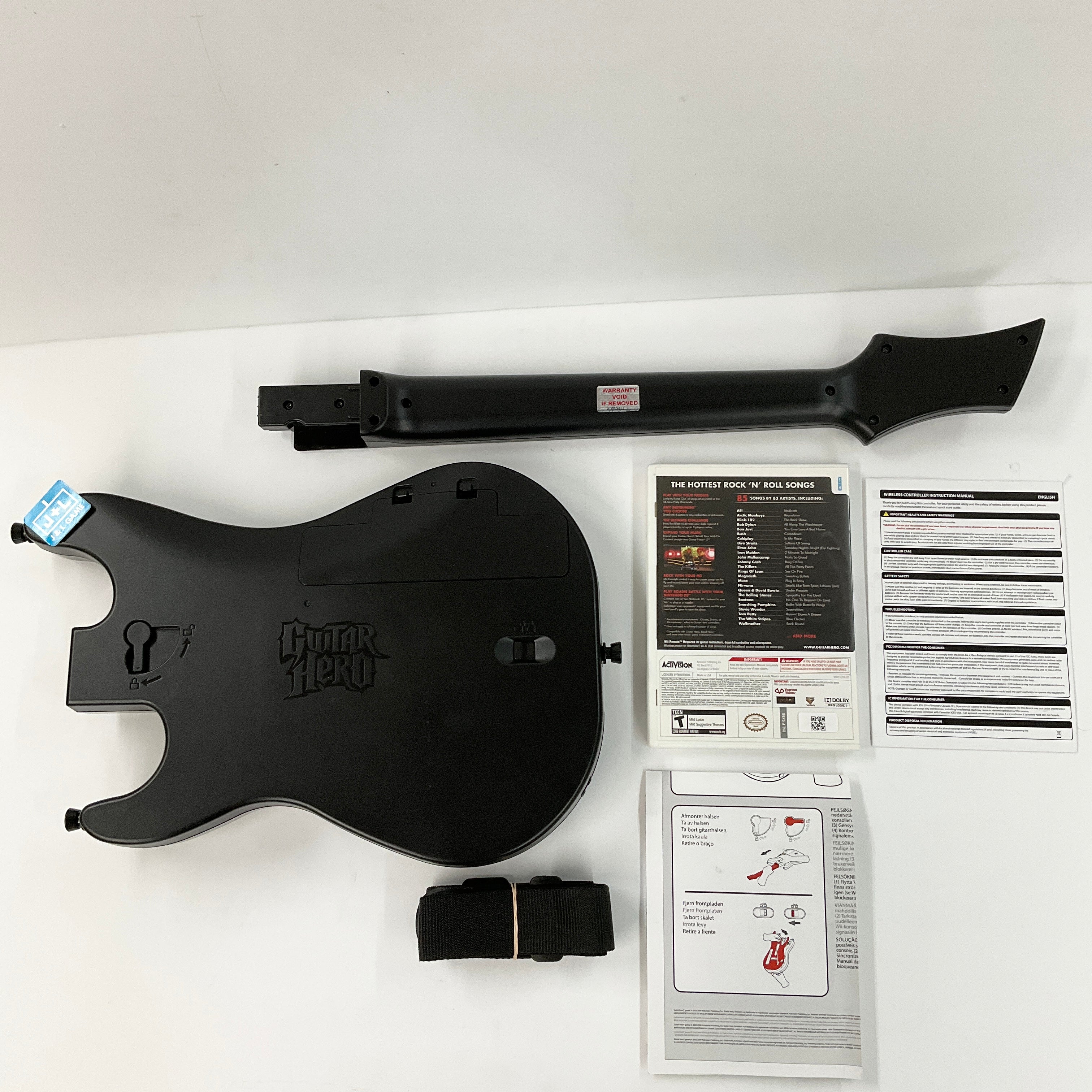 Nintendo Wii Guitar Hero 5 Guitar Kit - Nintendo Wii [Pre-Owned] | J&L Game