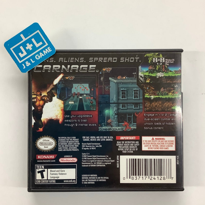 Contra 4 - (NDS) Nintendo DS [Pre-Owned] | J&L Game