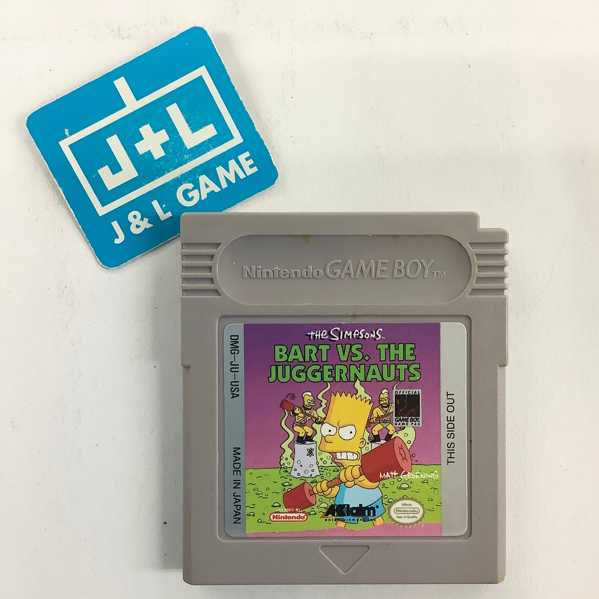 The Simpsons: Bart vs The Juggernauts - (GB) Game Boy [Pre-Owned] | J&L ...