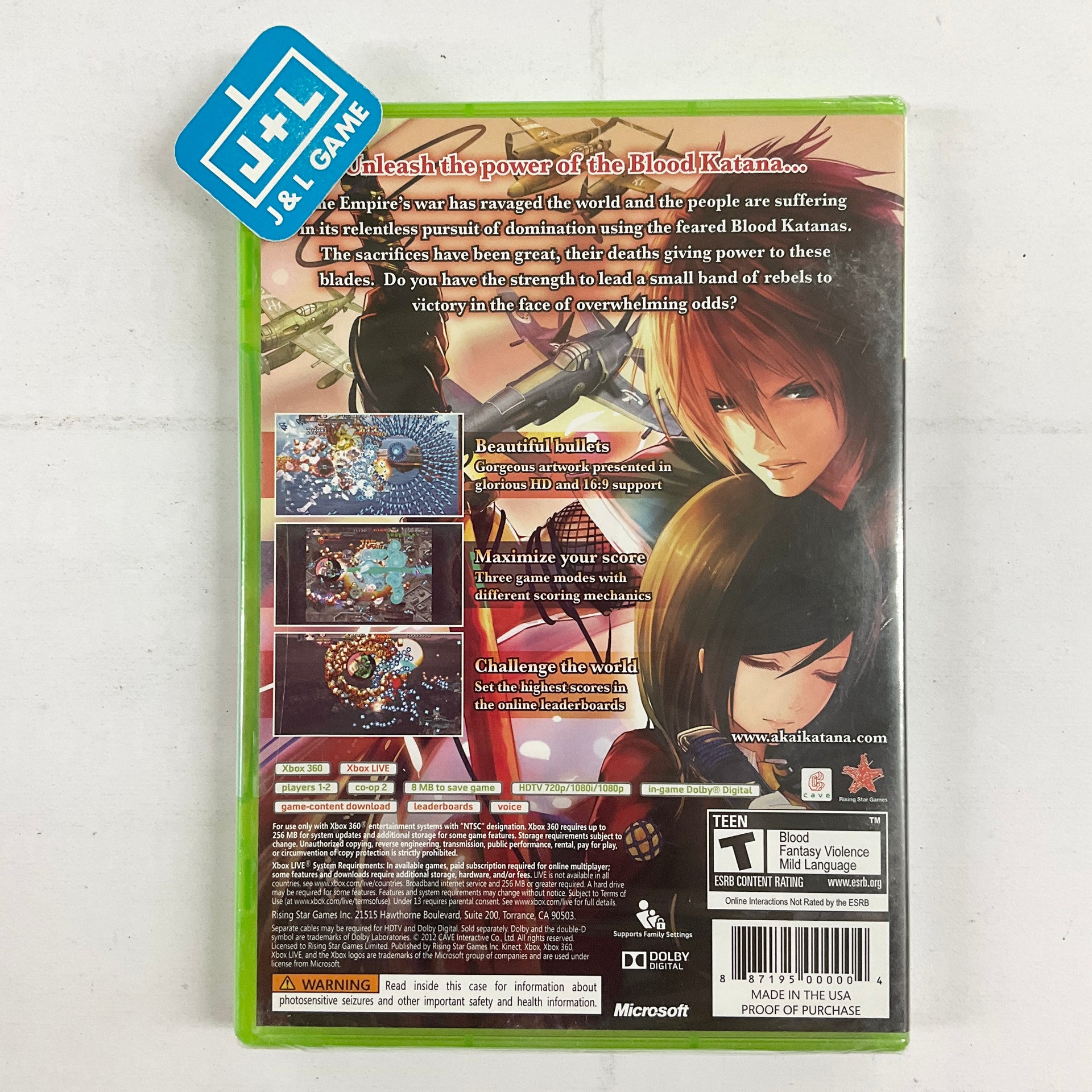 Akai Katana - Xbox 360 | J&L Game