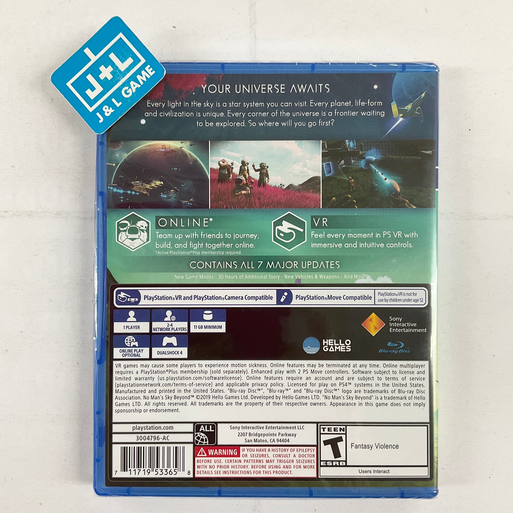 No Man's Sky Beyond - (PS4) PlayStation 4 – J&L Video Games New York City