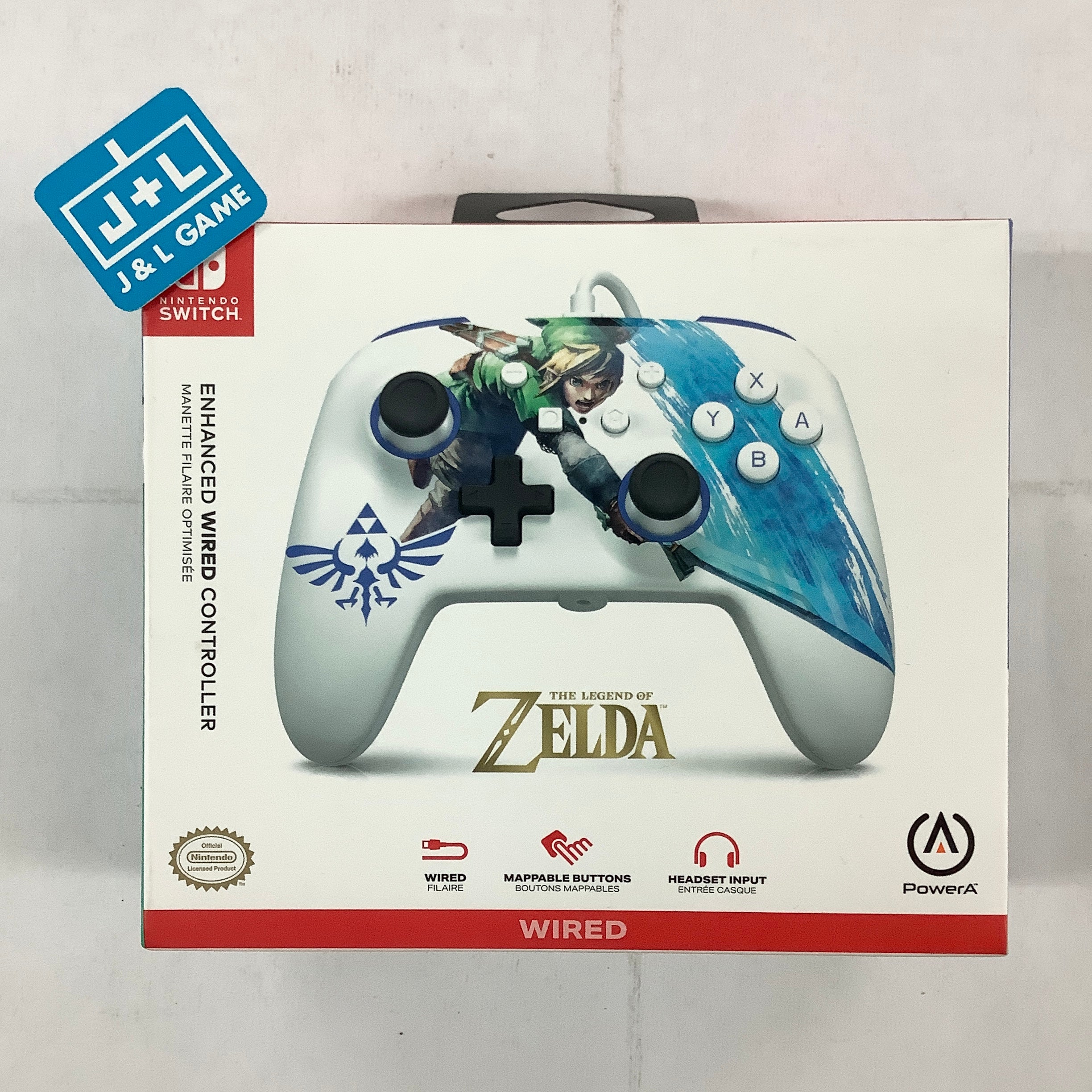PowerA Enhanced Wired Controller (Master Sword Attack) - (NSW) Nintend ...