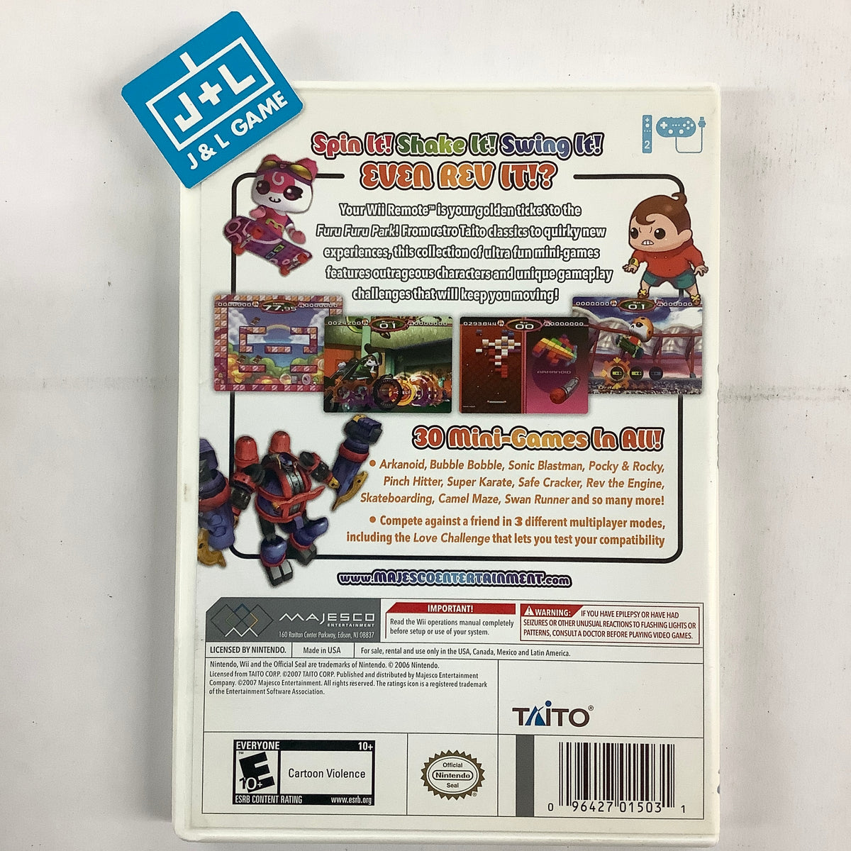Furu Furu Park - Nintendo Wii [Pre-Owned] | J&L Game