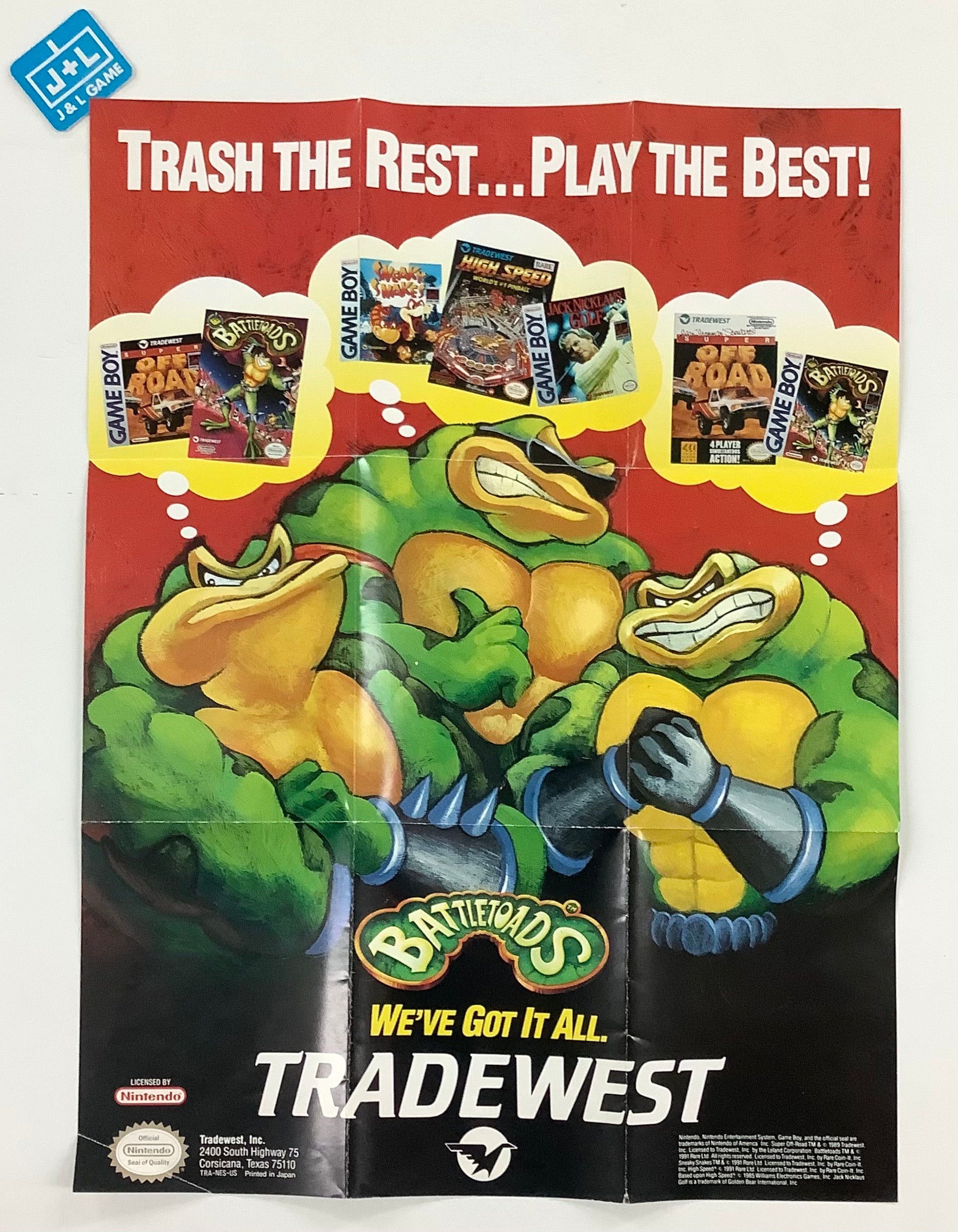 Battletoads - (NES) Nintendo Entertainment System [Pre-Owned] | J&L Game