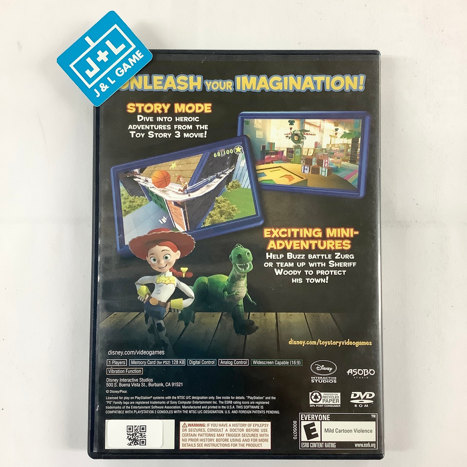 Toy Story 3 - (PS2) PlayStation 2 [Pre-Owned] | J&L Game