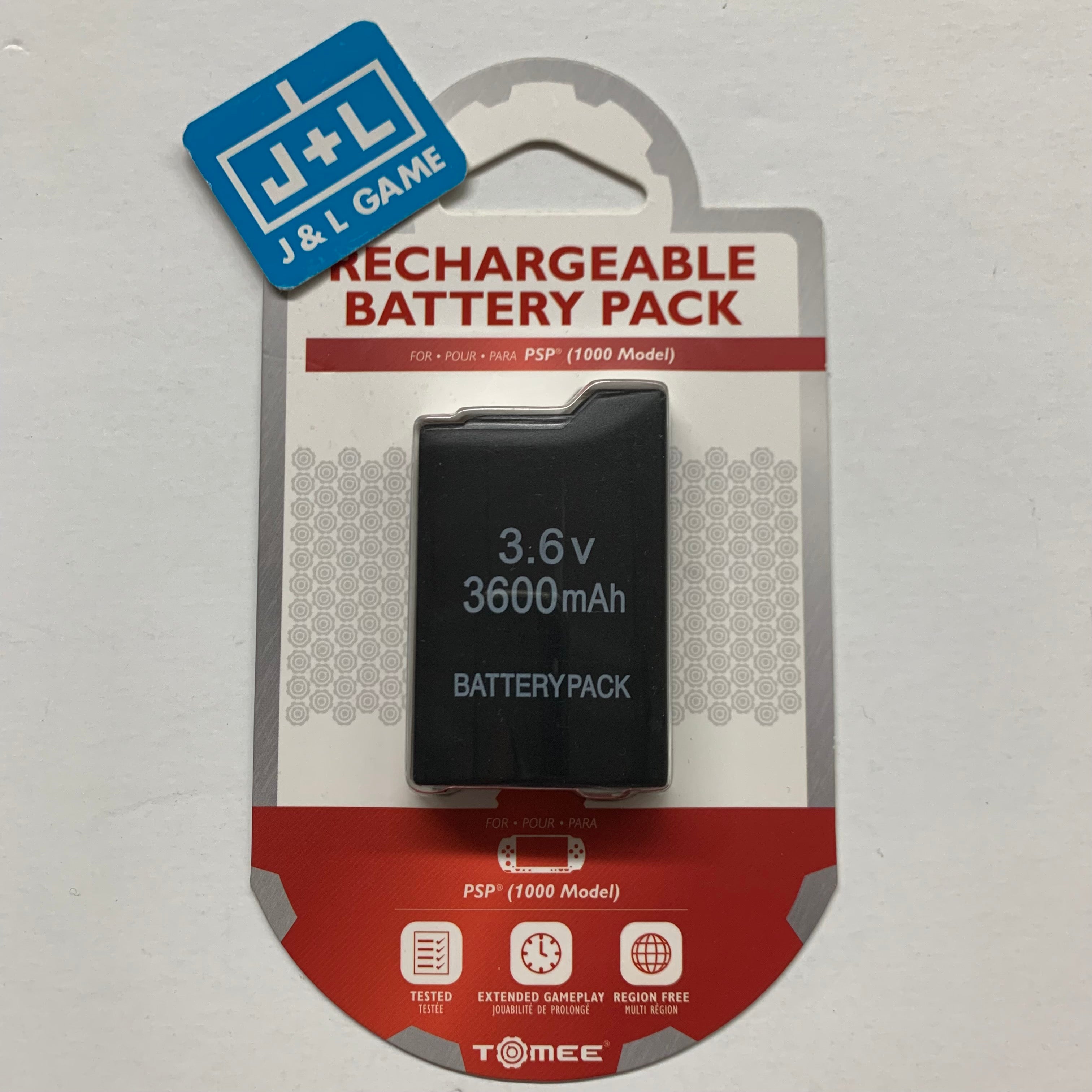Tomee Rechargeable Battery Pack for PSP 1000 - Sony PSP | J&L Game