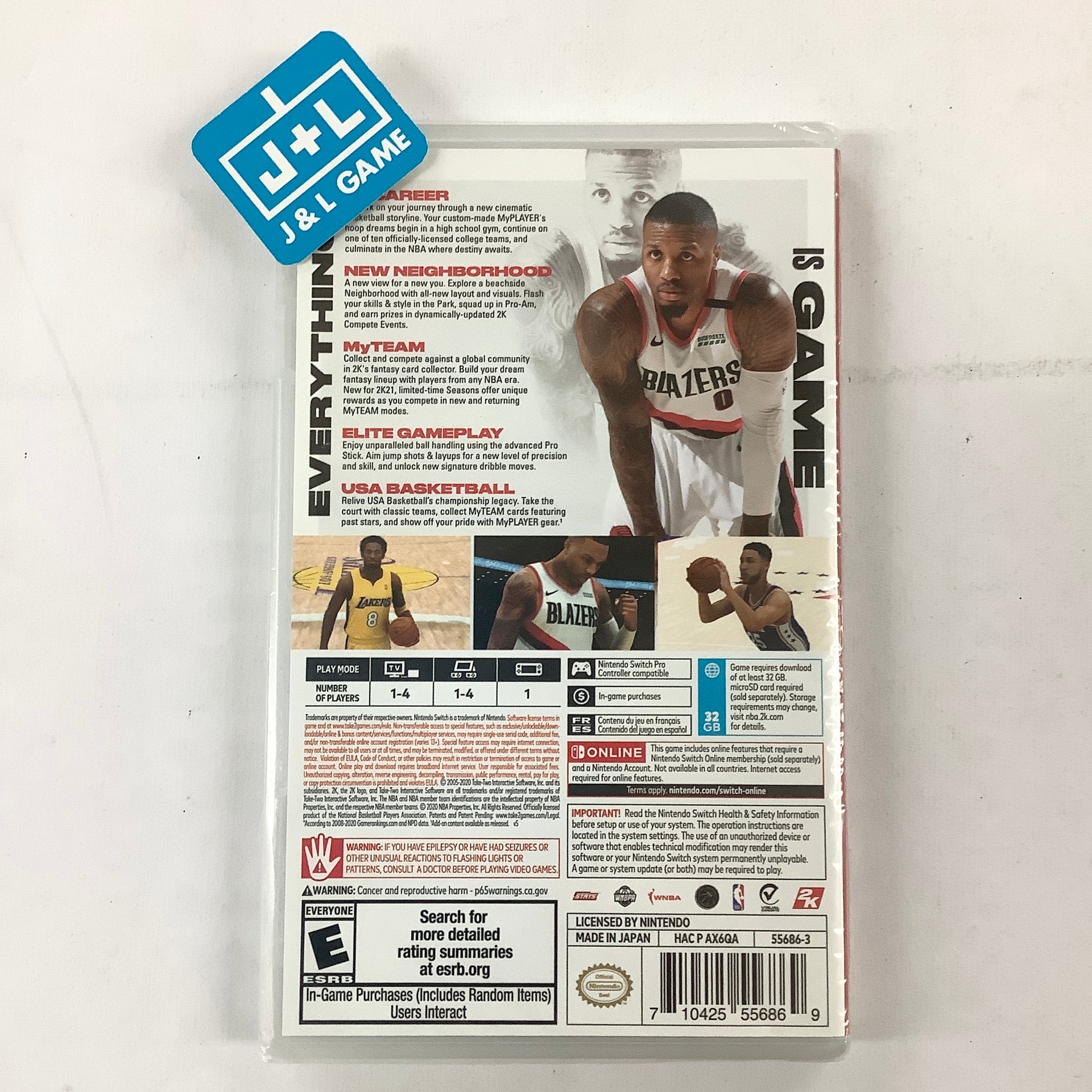NBA 2K21 - (NSW) Nintendo Switch | J&L Game