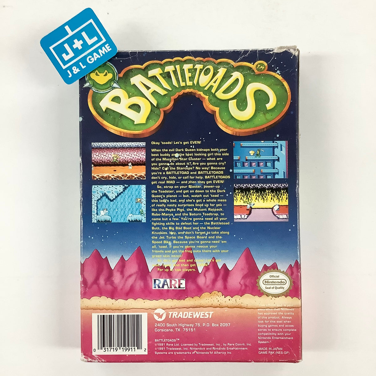 Battletoads - (NES) Nintendo Entertainment System [Pre-Owned] | J&L Game