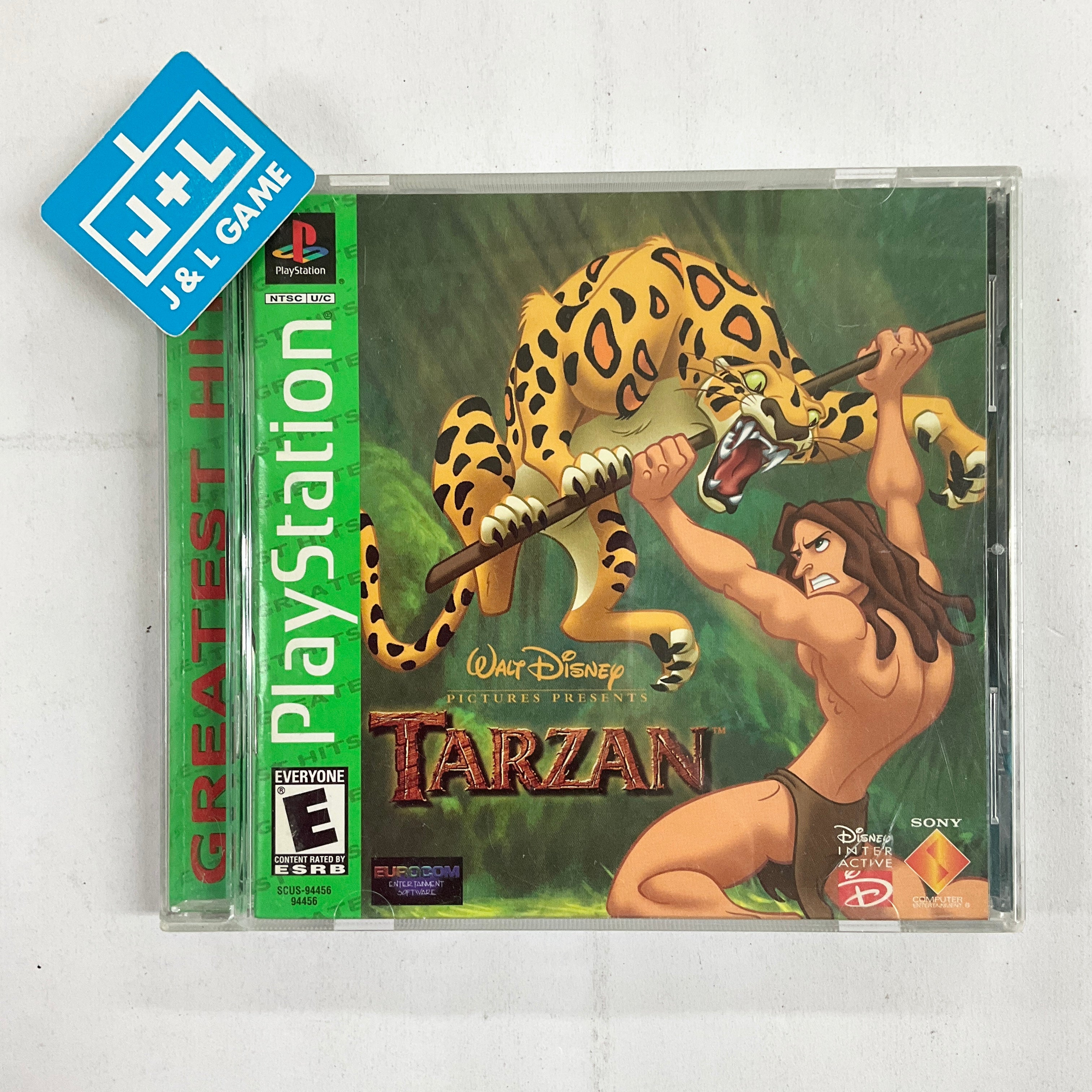 Walt Disney Pictures Presents: Tarzan (Greatest Hits) - (PS1) PlayStat ...