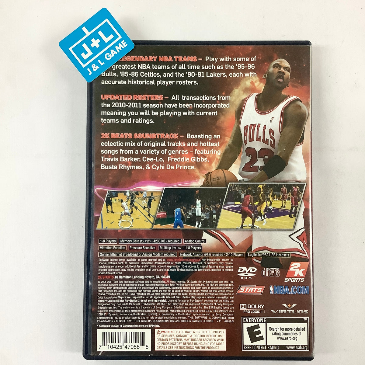 NBA 2K12 - (PS2) PlayStation 2 [Pre-Owned] | J&L Game