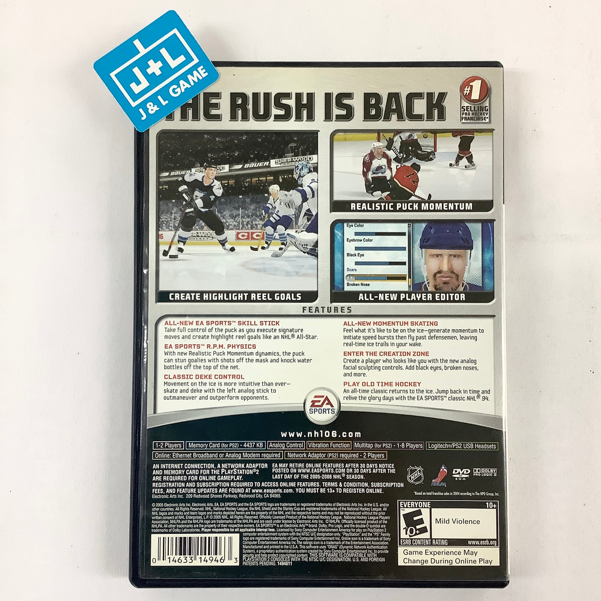 NHL 06 - (PS2) PlayStation 2 [Pre-Owned] | J&L Game