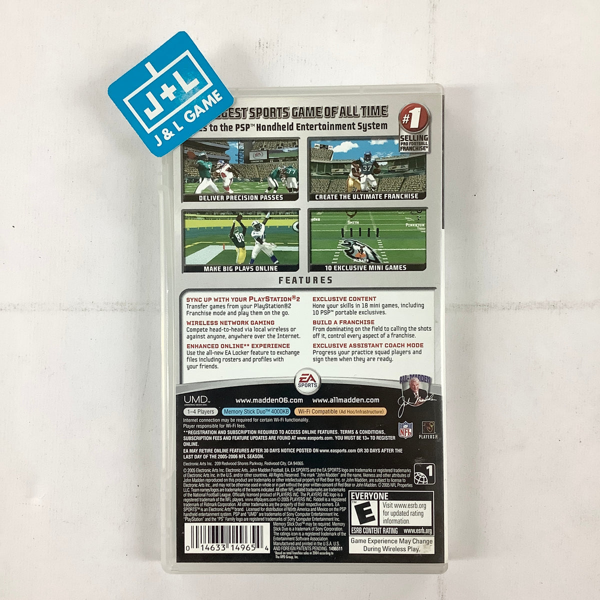Madden NFL 06 - Sony PSP [Pre-Owned] | J&L Game