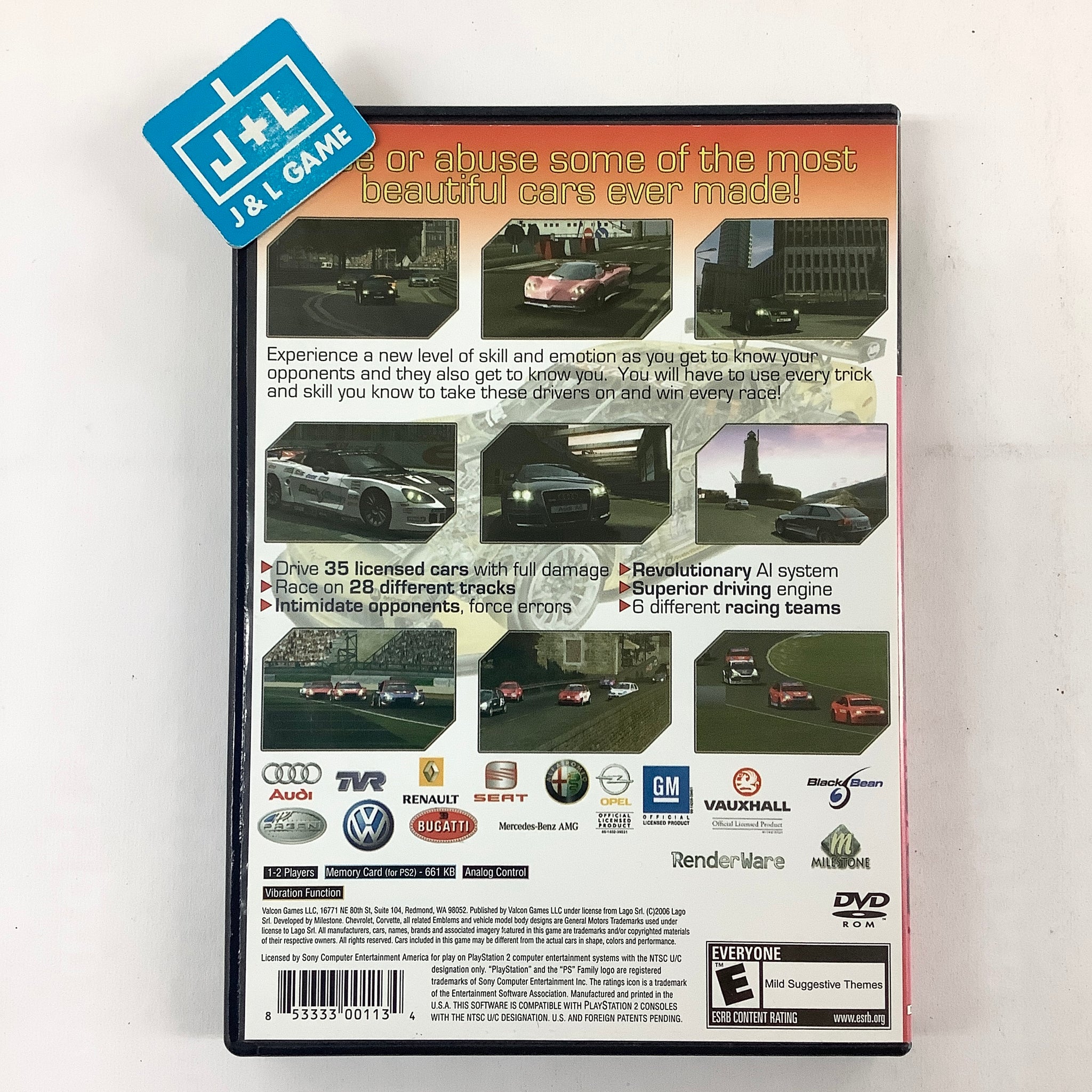 Corvette Evolution GT - (PS2) PlayStation 2 [Pre-Owned] – J&L Video ...