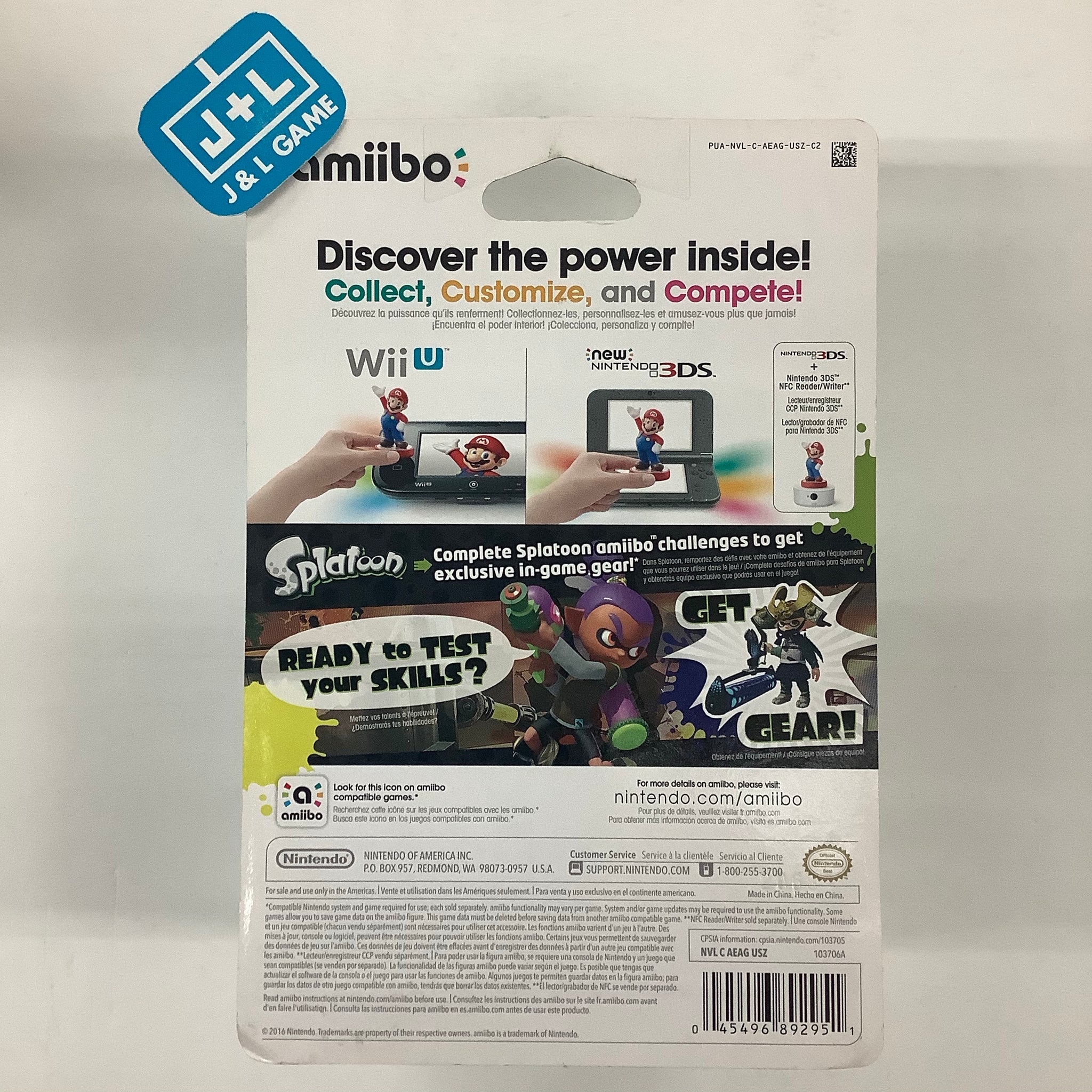 Inkling Boy (Purple) (Splatoon series) - Nintendo WiiU Amiibo – J&L ...