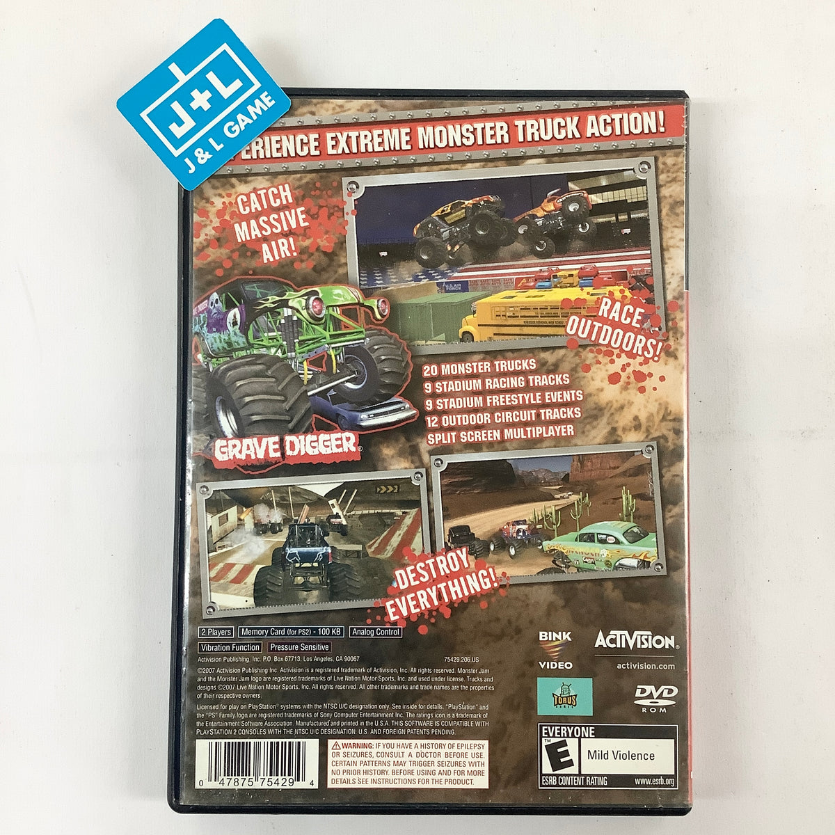 Monster Jam - (PS2) PlayStation 2 [Pre-Owned] | J&L Game