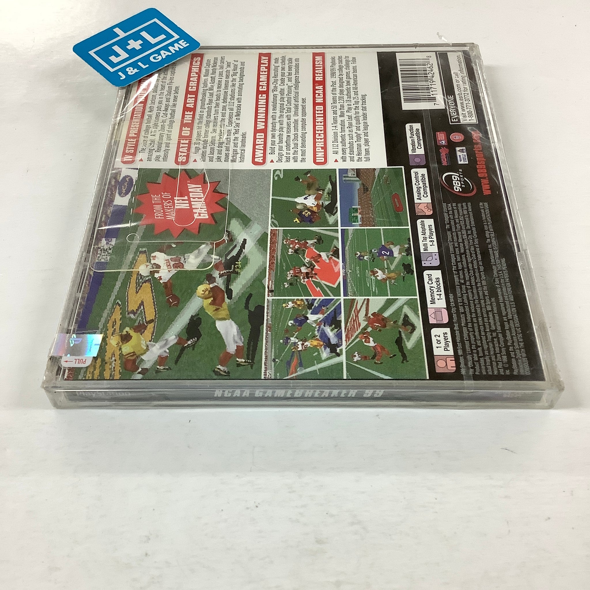 NCAA GameBreaker 99 - (PS1) PlayStation 1 – J&L Video Games New York City