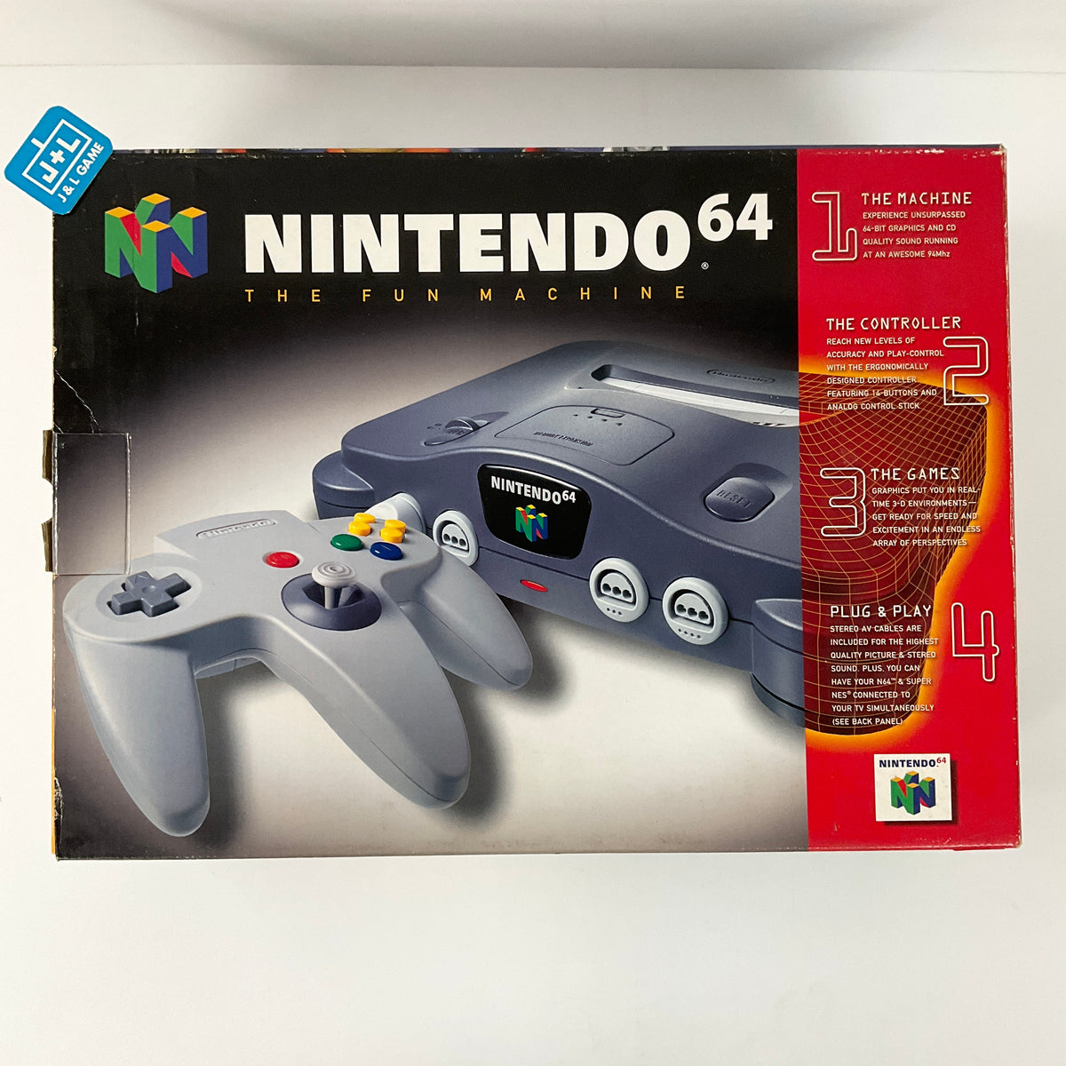 Nintendo 64 Hardware Console (Black) - (N64) Nintendo 64 [Pre-Owned ...