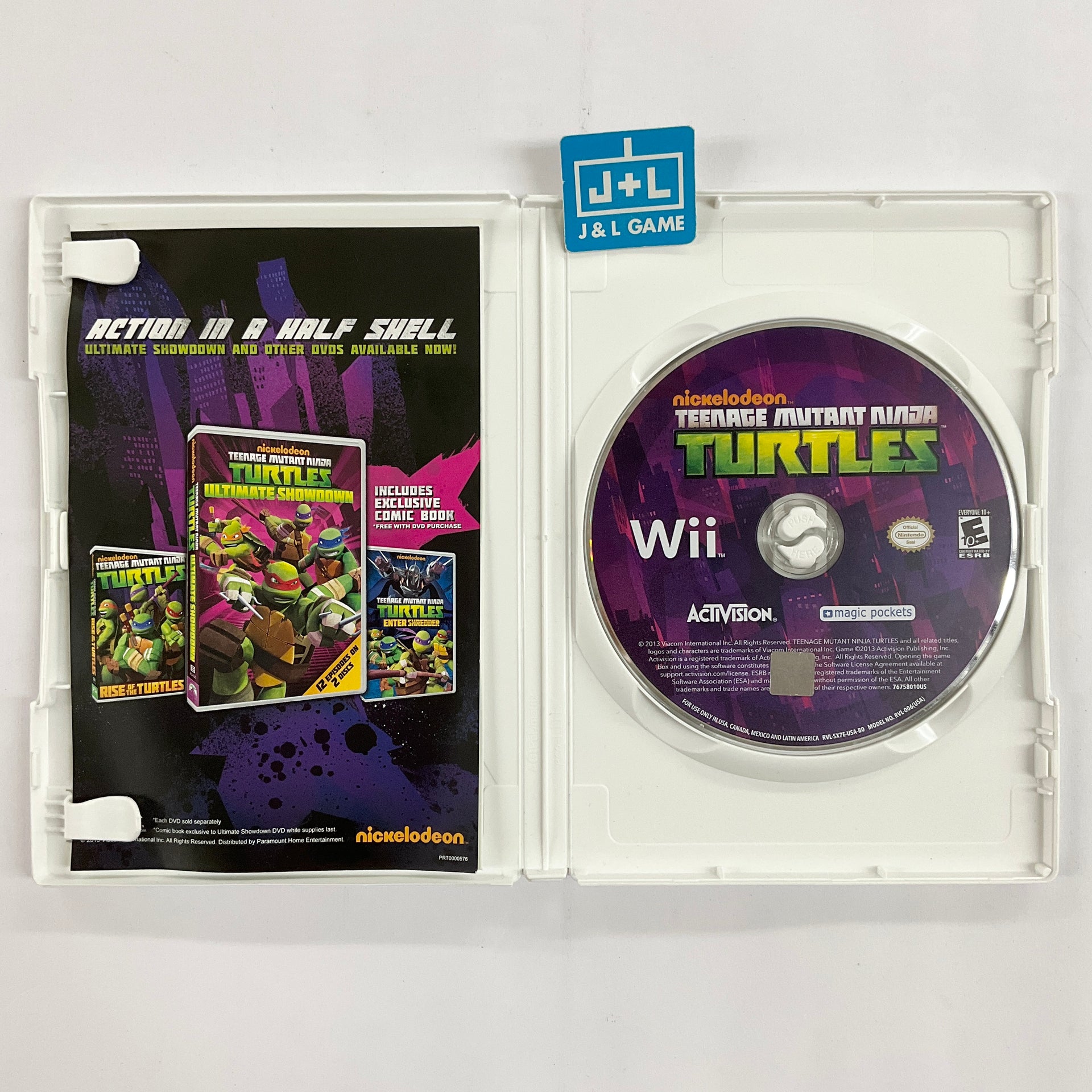 Nickelodeon Teenage Mutant Ninja Turtles - Nintendo Wii [Pre-Owned] | J ...