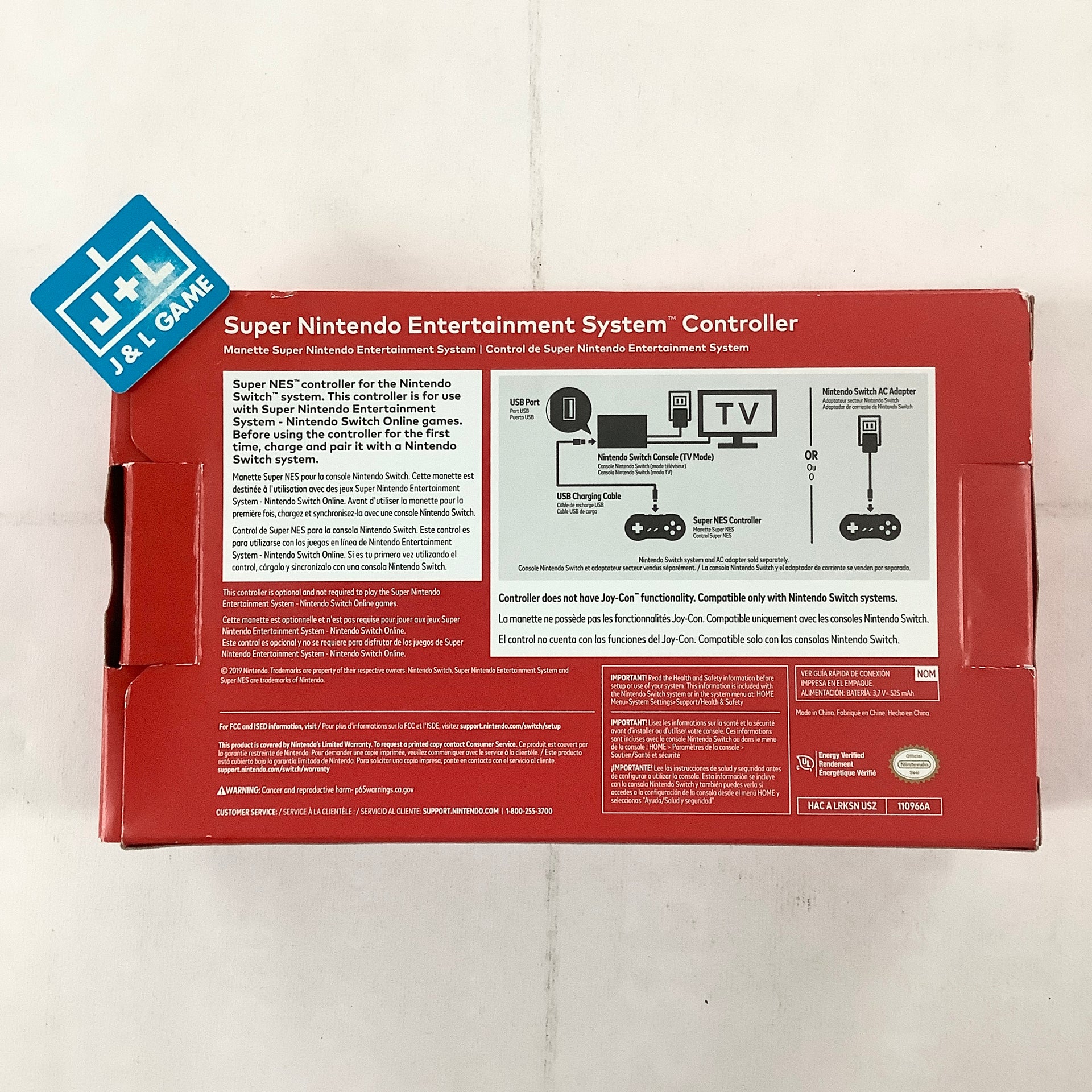 Nintendo Switch Online Super Nintendo Controller - (NSW) Nintendo Swit ...