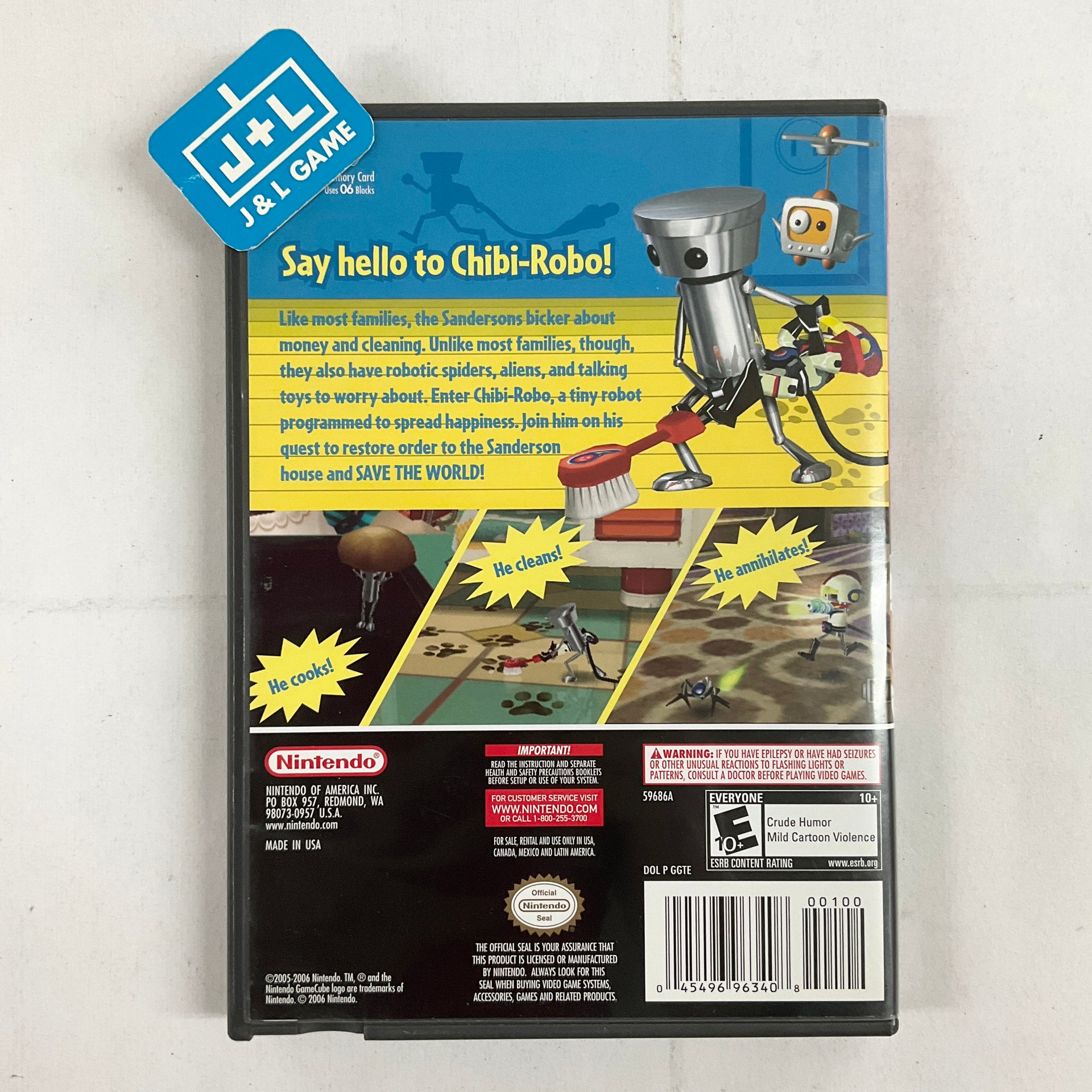 Chibi-Robo - (GC) GameCube [Pre-Owned] | J&L Game