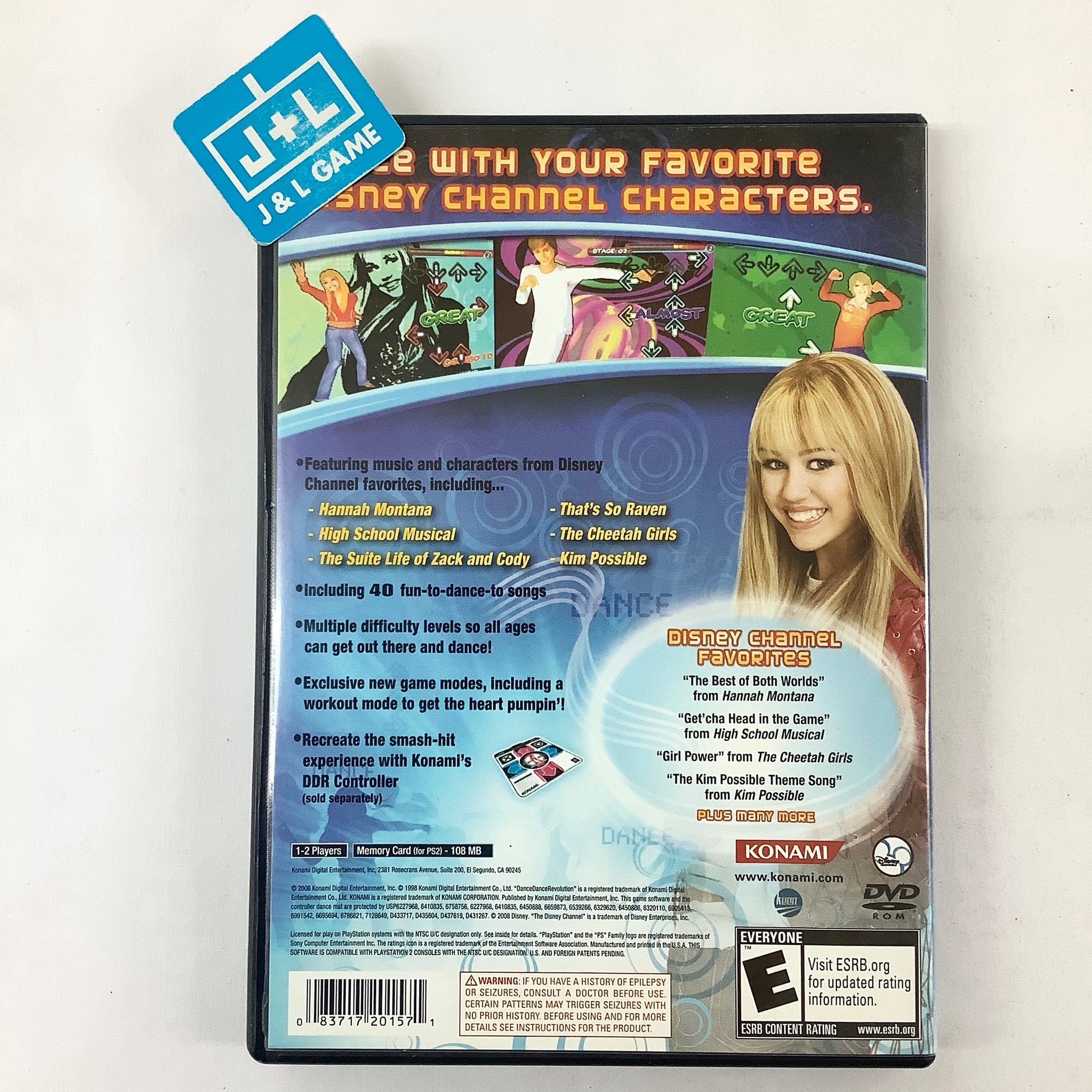 Dance Dance Revolution: Disney Channel Edition - (PS2) PlayStation 2 ...