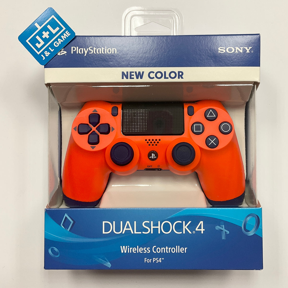 SONY Dualshock 4 Wireless Controller (Sunset Orange) - (PS4) PlayStati | J&L Game
