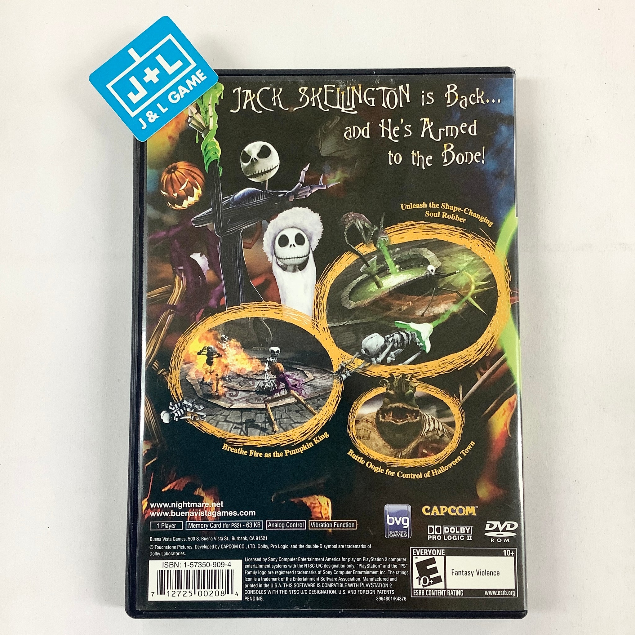 Tim Burton's The Nightmare Before Christmas: Oogie's Revenge - (PS2) P ...