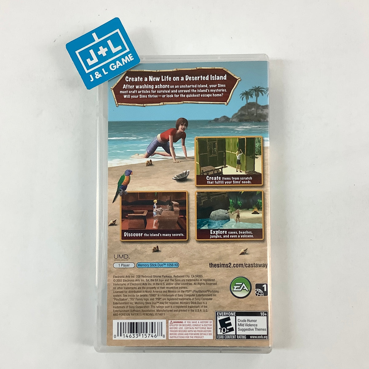The Sims 2: Castaway - SONY PSP [Pre-Owned] | J&L Game
