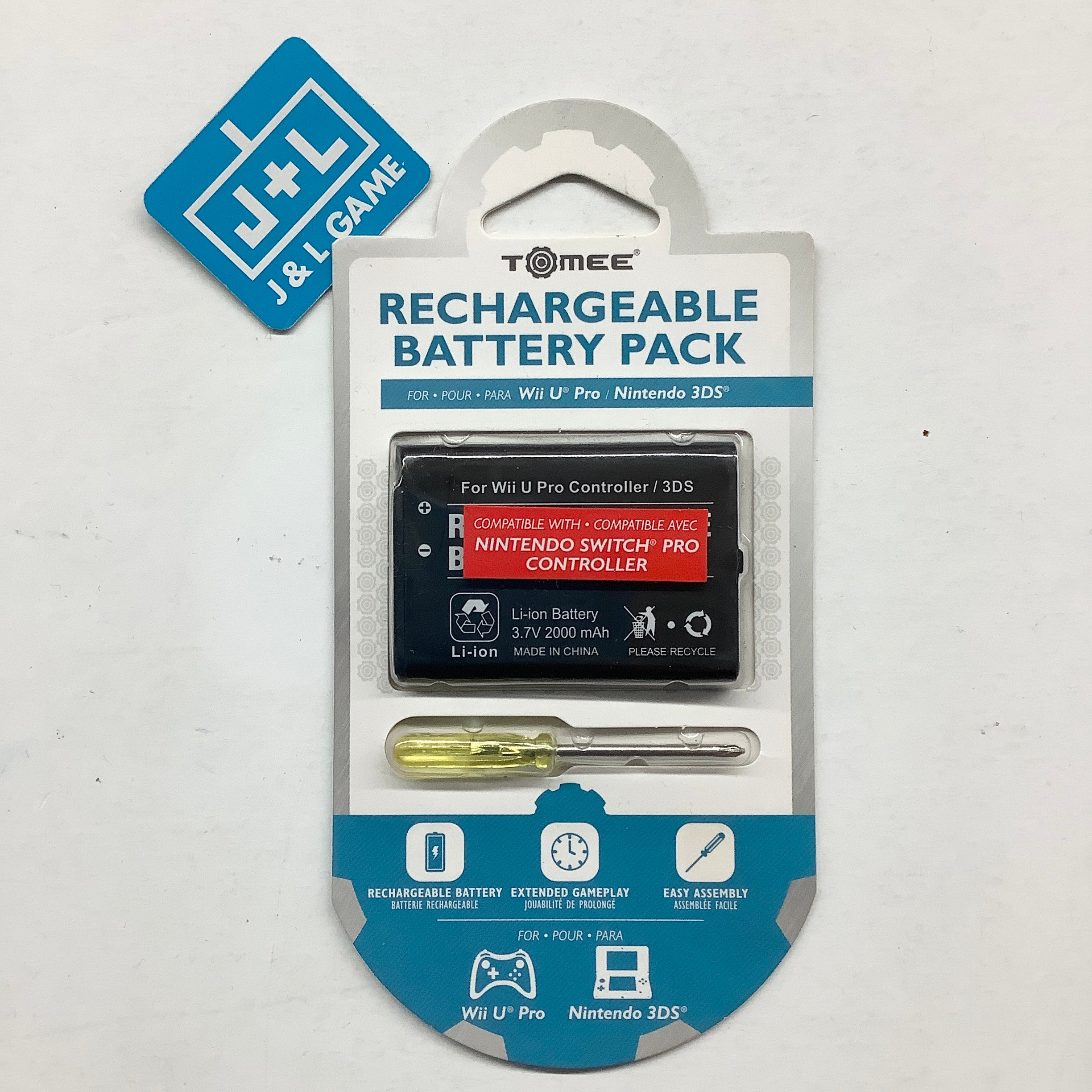Tomee Rechargeable Battery Pack - Nintendo 3DS | J&L Game