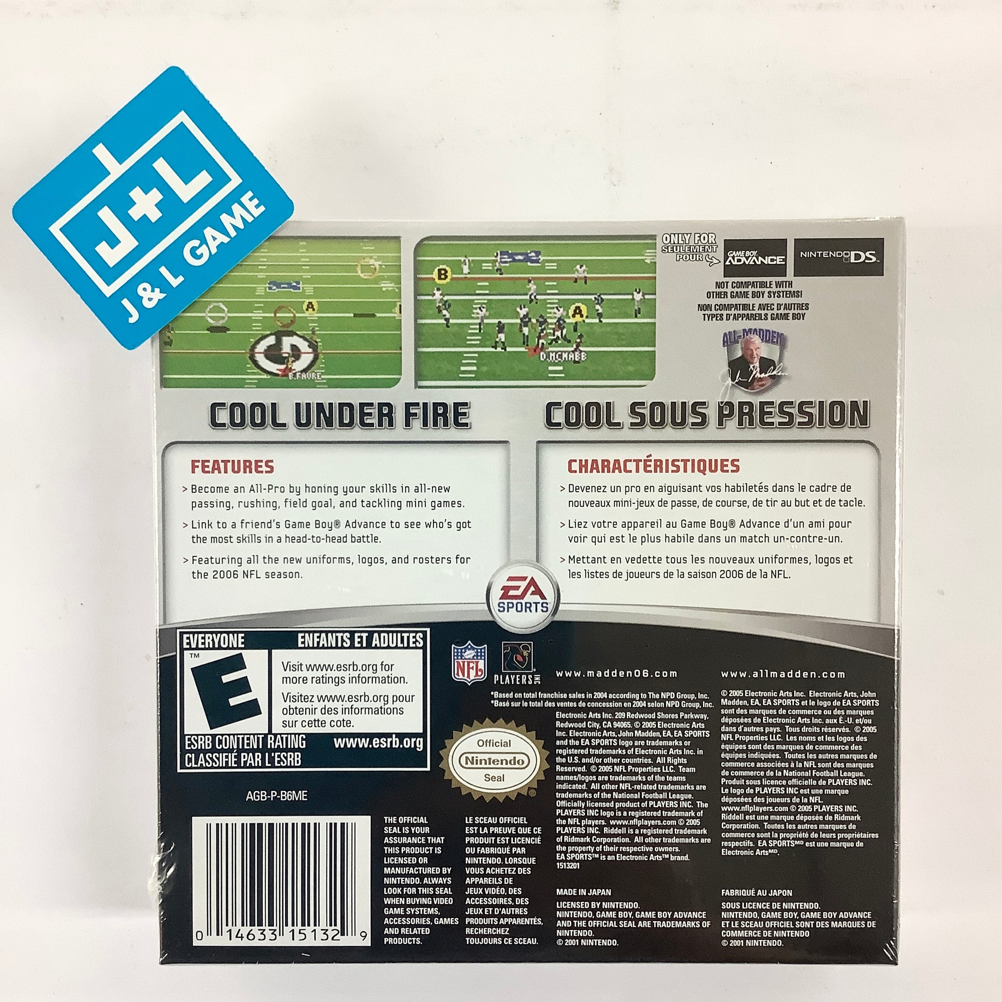 Madden NFL 06 - (GBA) Game Boy Advance – J&L Video Games New York City