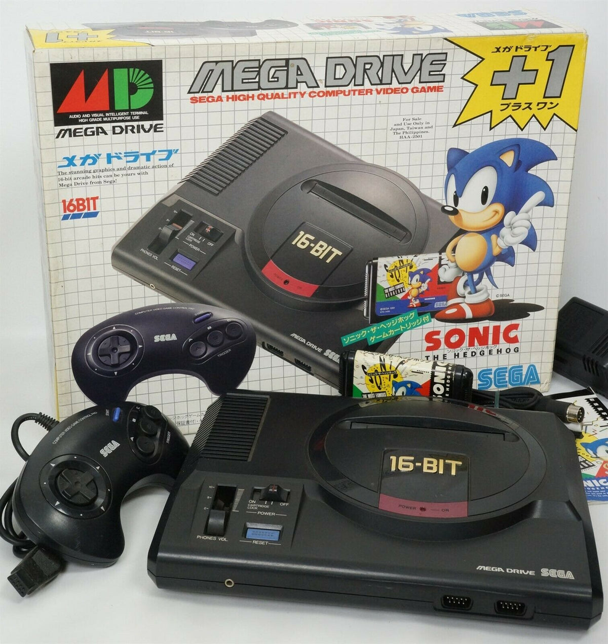 Mega Drive Plus Console - SEGA Mega Drive (Japanese Import) [Pre-Owned ...