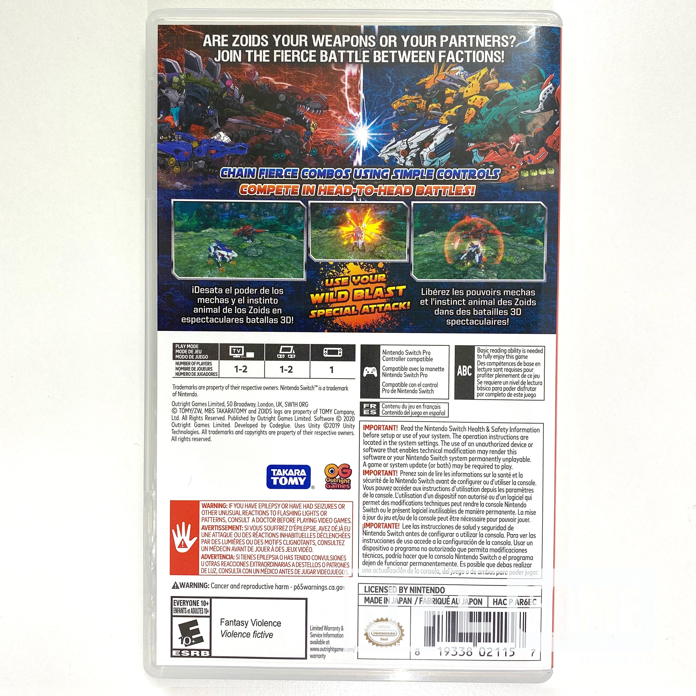 Zoids Wild: Blast Unleashed - (NSW) Nintendo Switch [UNBOXING] | J&L Game